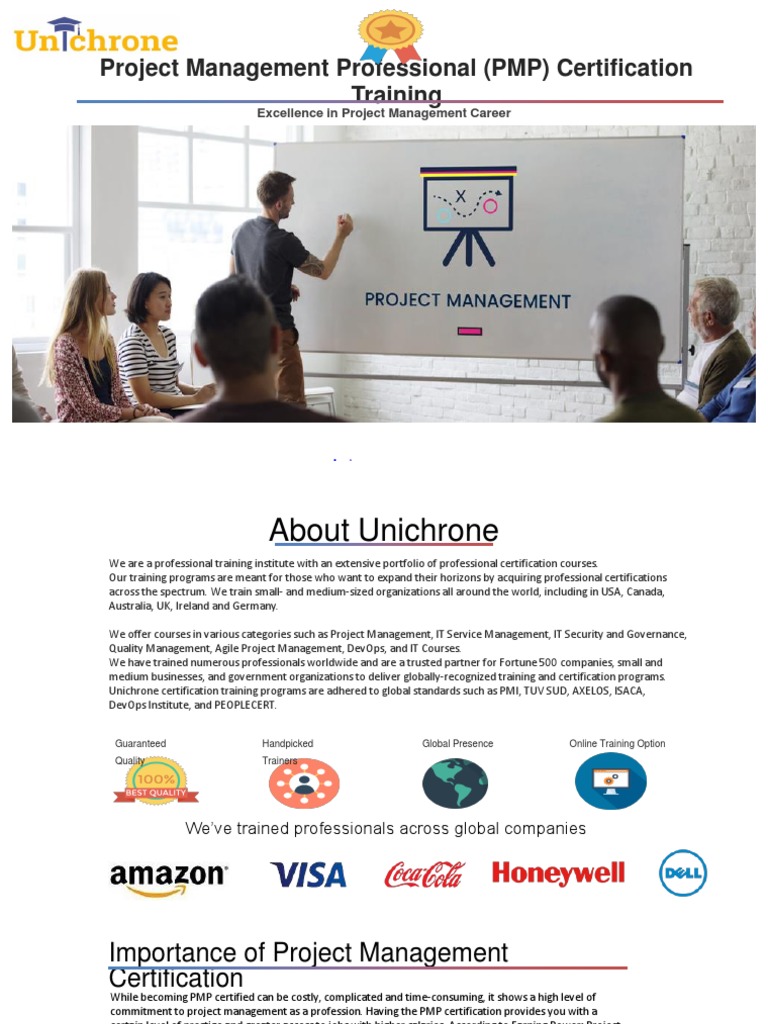 Project Management Professional (PMP) Certification Training | PDF ...