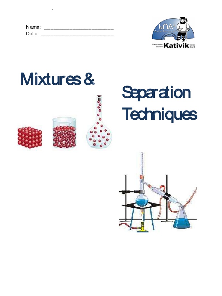 Mixtures & Separation Techniques | PDF | Business