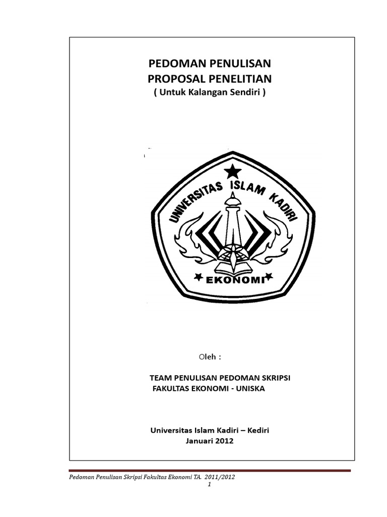 BK Pedoman Proposal | PDF