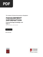 BFD ICAP Past Papers Analysis | PDF