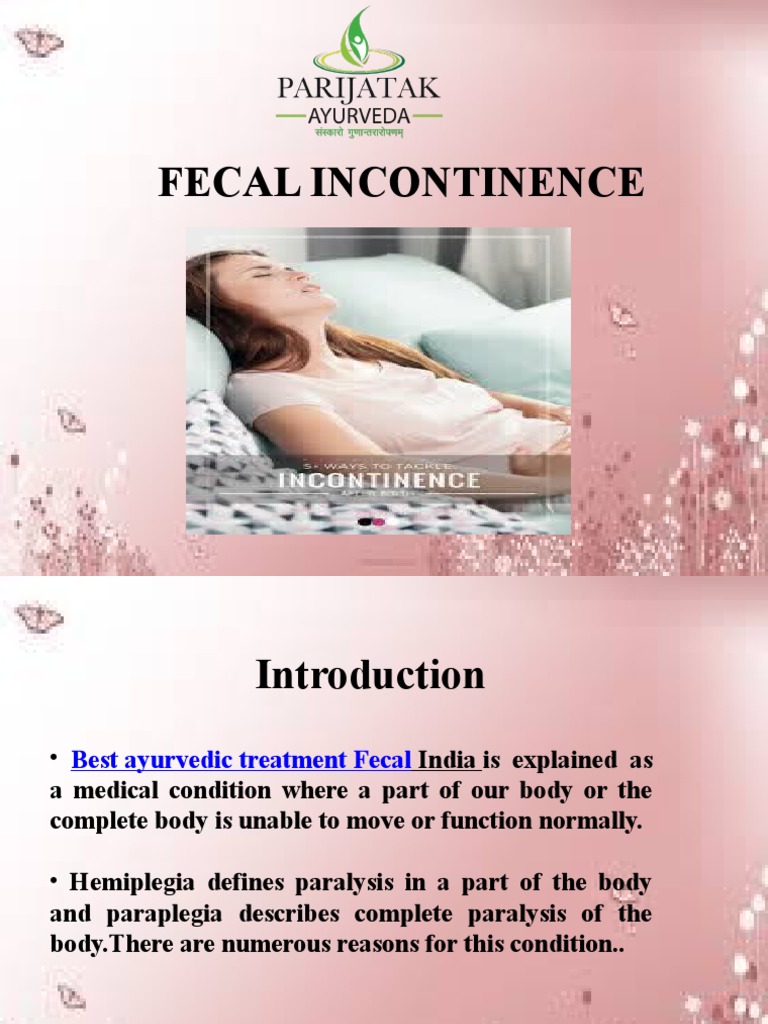 Fecal Incontinence Treatment & Management | PDF