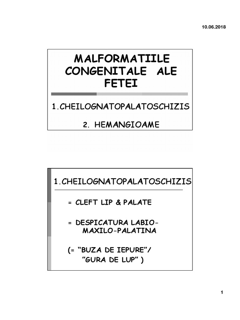 Malform Congenit Fata Studenti 2018 | PDF | Nature