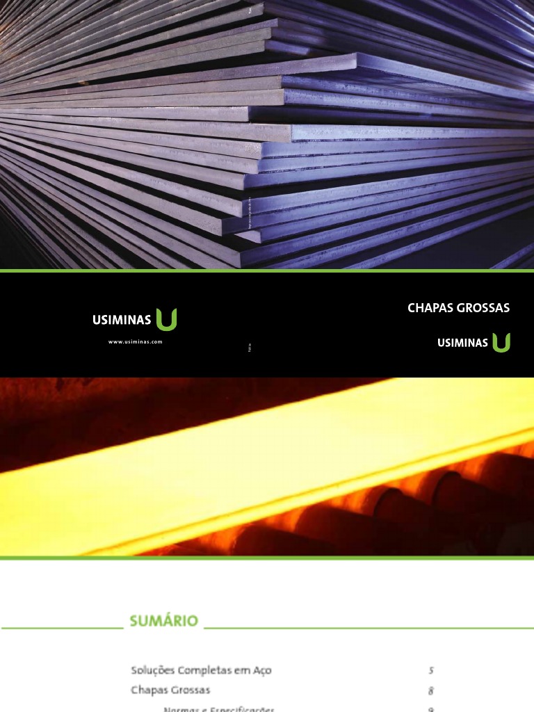 Aços para Chapas Grossas: Propriedades, Aplicações e Normas Técnicas ...
