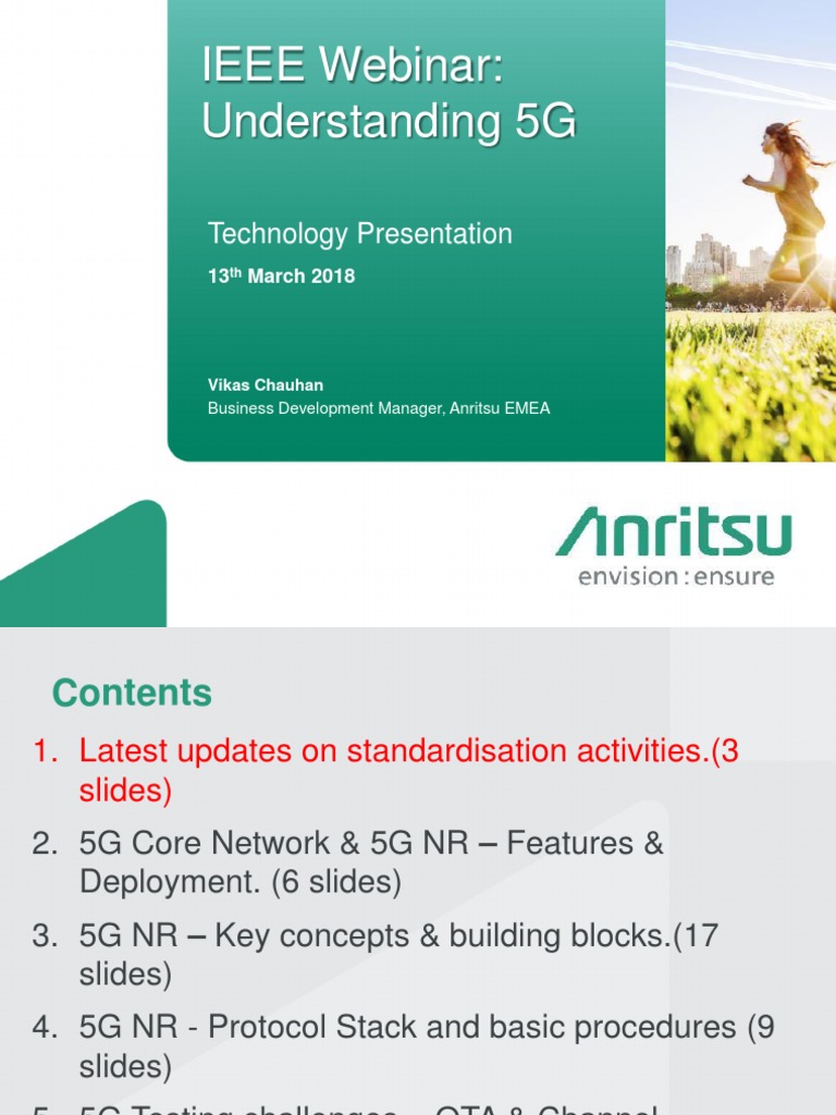 IEEE Webinar - Understanding 5G | PDF | Orthogonal Frequency Division ...