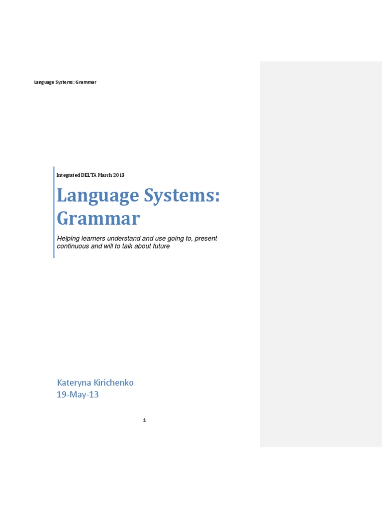 Kkirichenko Corrected Lsa1 Be Final | PDF | Verb | Question