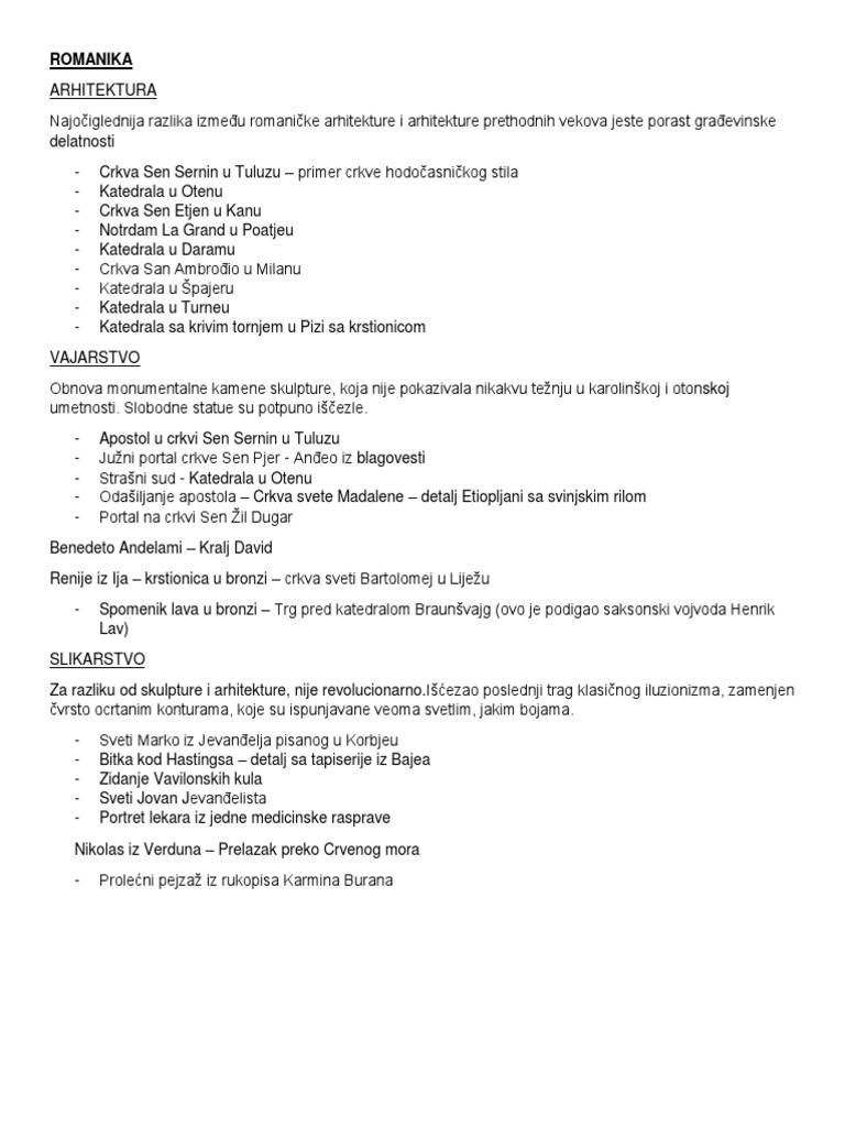 Romanika | PDF