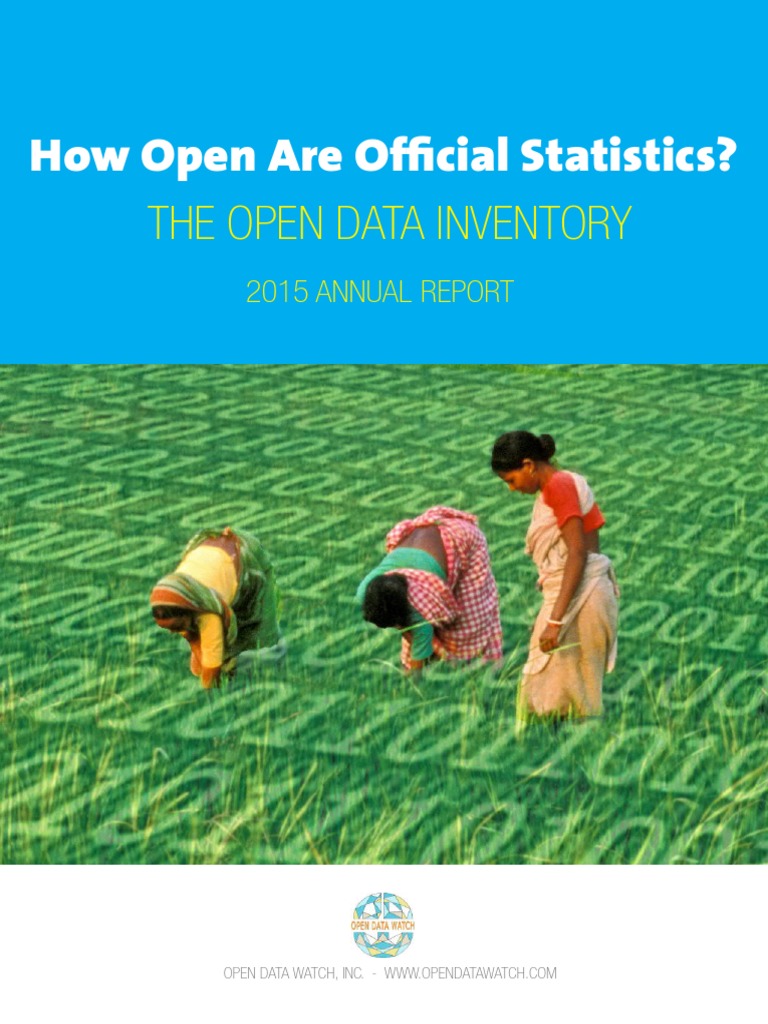 The Open Data Inventory: How Open Are Official Statistics? | PDF ...