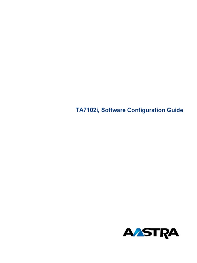 Administrationshandbuch Mitel TA7102i | PDF | Session Initiation ...