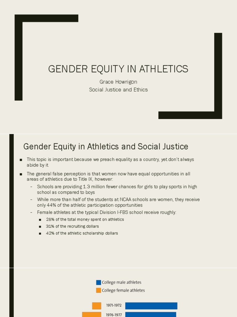 Gender Equity | PDF | Title Ix | Gender