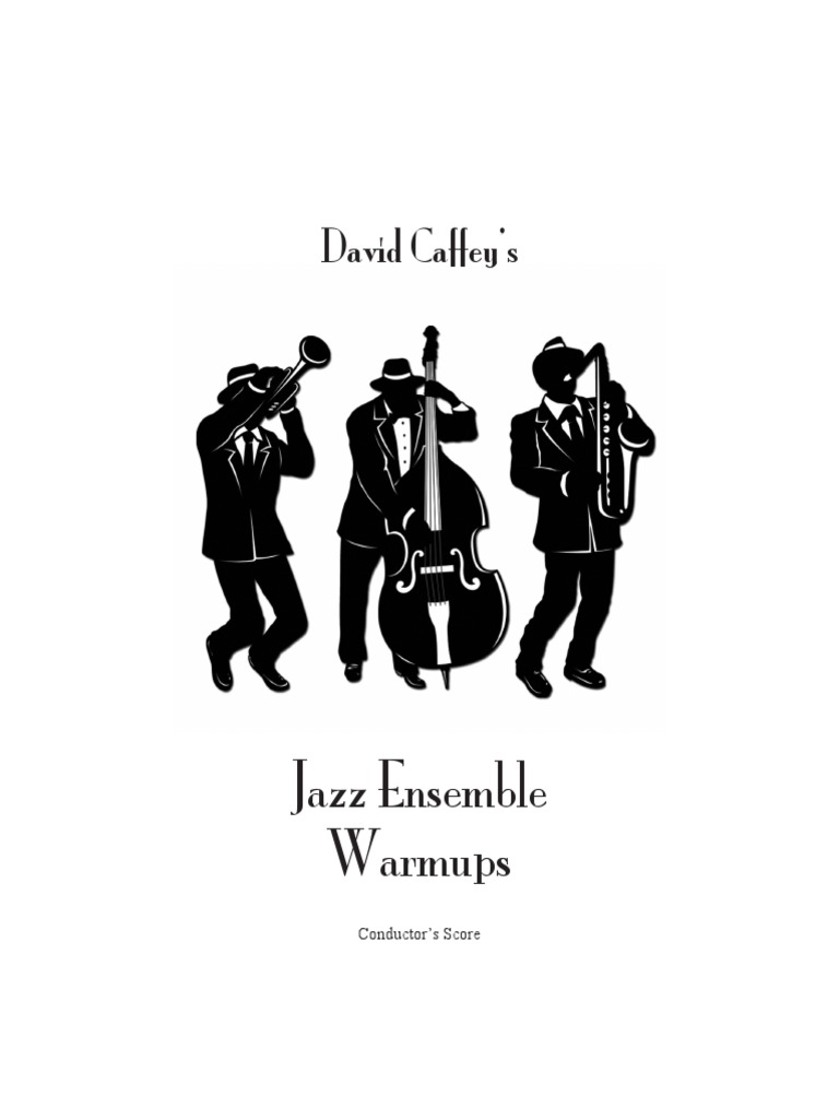 B W Mag Jazz Ensemble Warm Ups Score Parts | PDF | Saxophone | Tenor ...