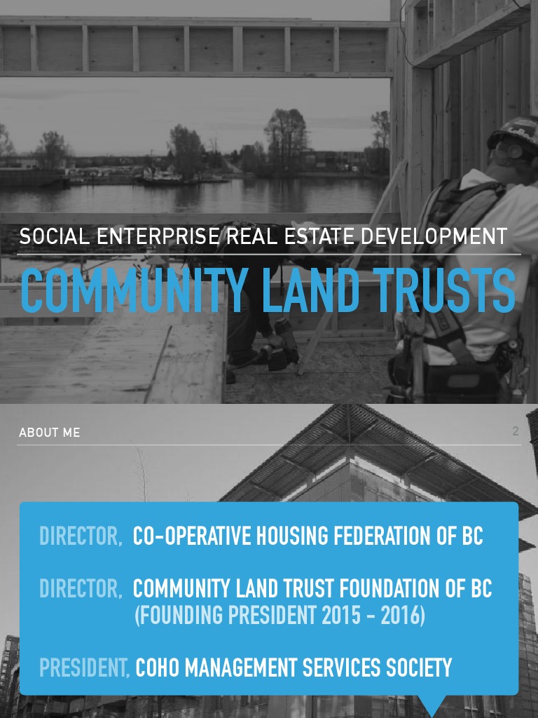 Social Enterprise Real Estate Development: Community Land Trusts | PDF ...