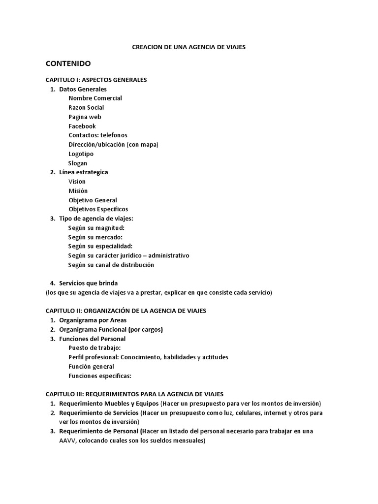 Creando Una Agencia de Viajes | PDF | Agencia de viajes | Turismo