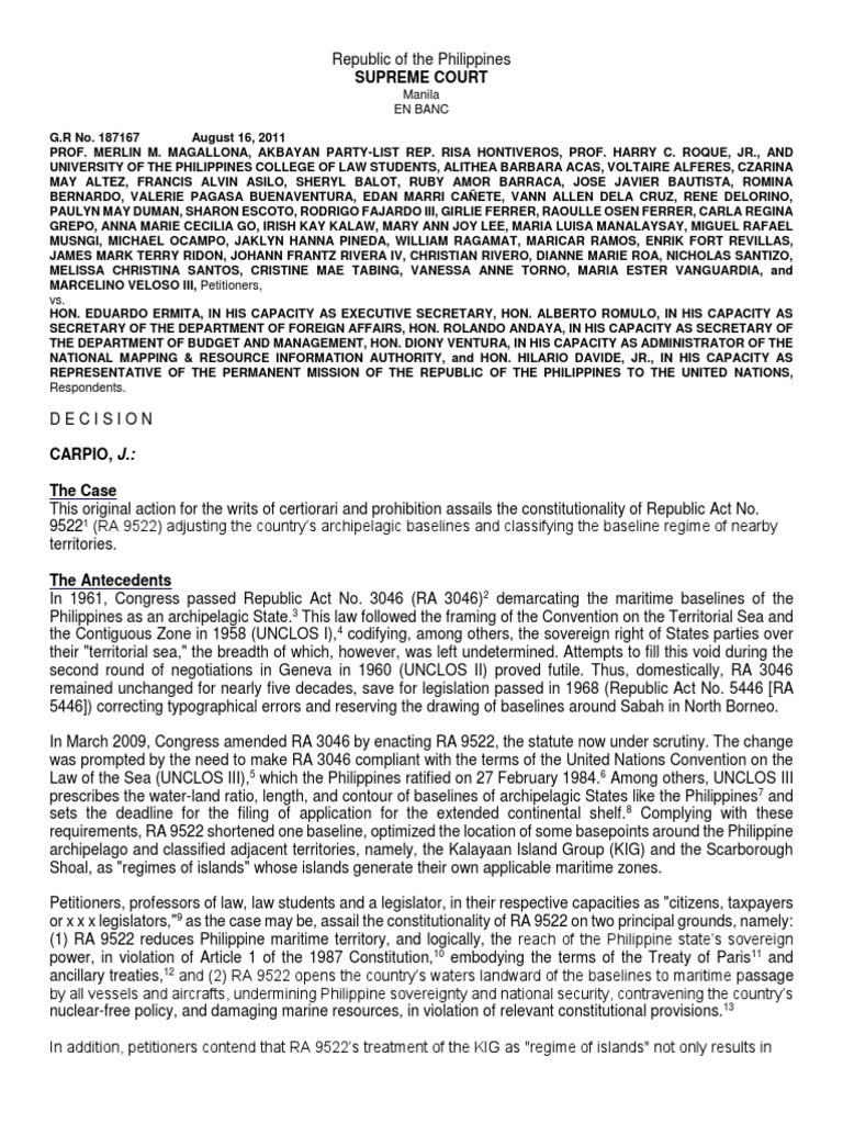 Envi Cases | PDF | Territorial Waters | Standing (Law)