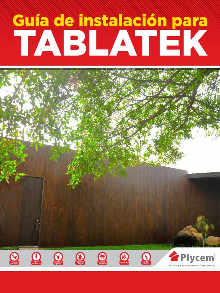 Manual Tablatek 2017 | PDF | Tornillo | Madera