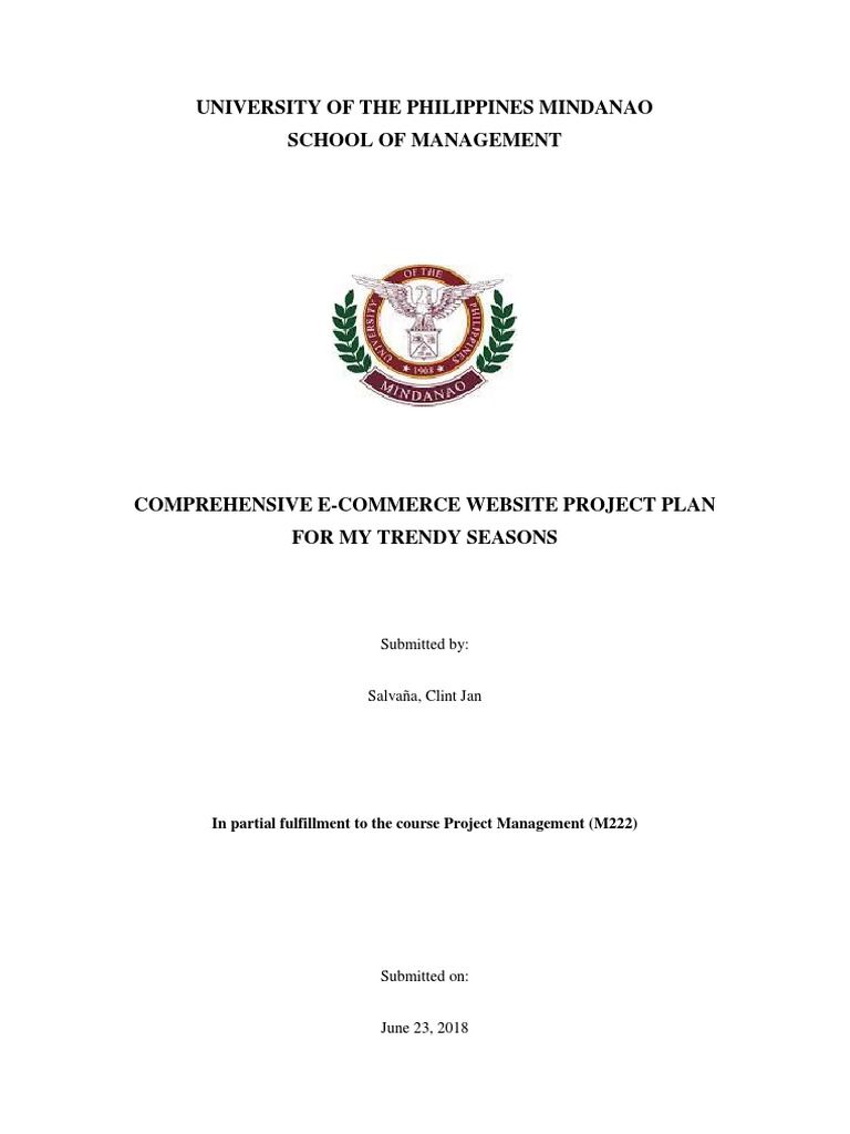 Project Proposal - PM | Download Free PDF | E Commerce | Websites