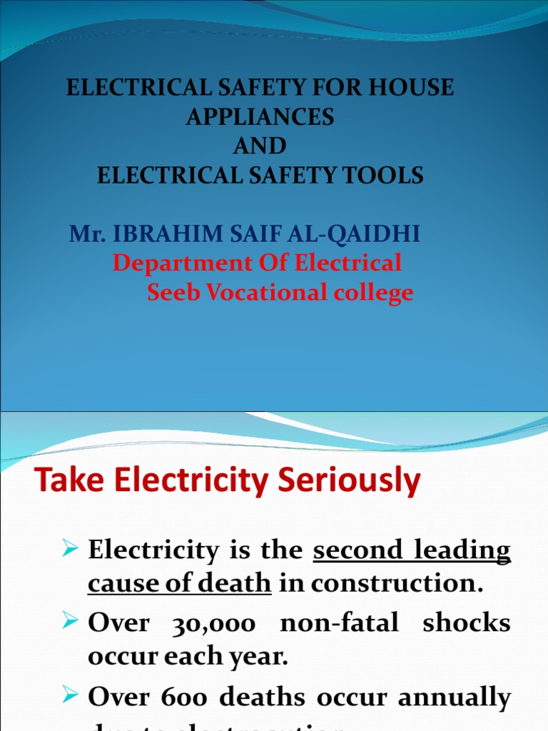 Electrical Safety | PDF | Electrical Wiring | Electrical Conductor
