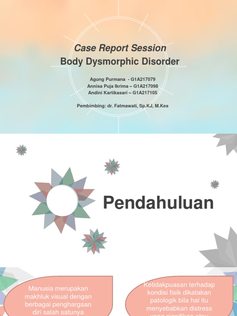 Case Report Session: Body Dysmorphic Disorder | PDF