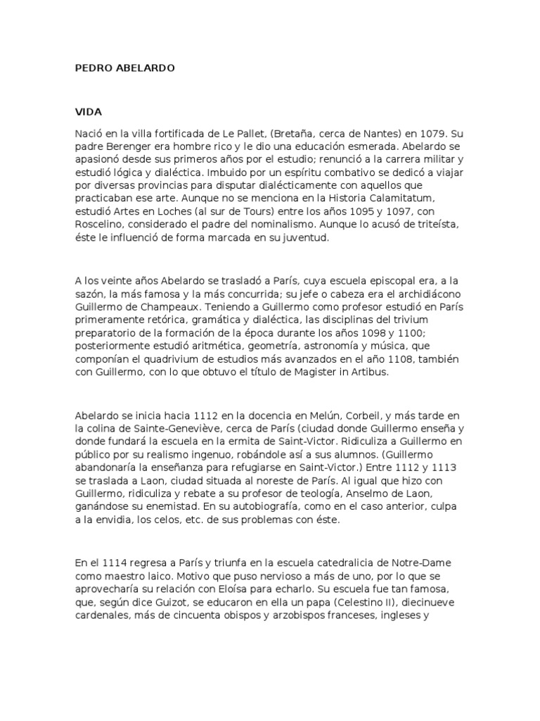 Pedro Abelardo | PDF | Ciencia cognitiva | Science