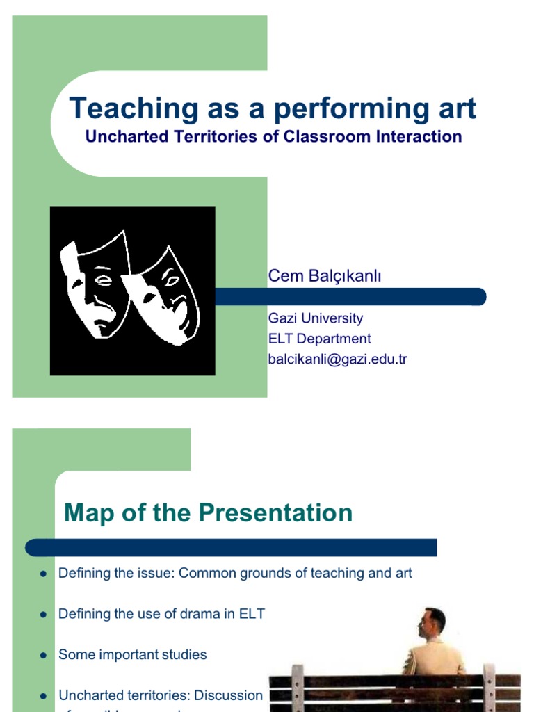 Teaching As A Performing Art | PDF | Nonverbal Communication ...