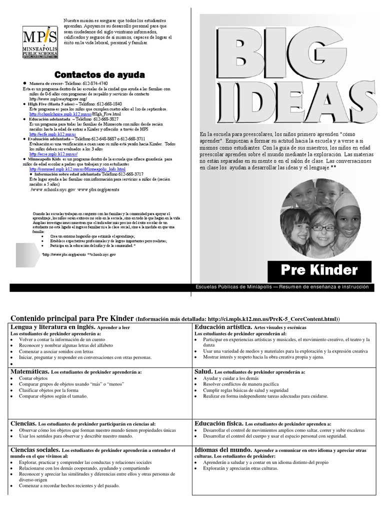 Prekinder 1 | PDF | Educación de la primera infancia | Aprendizaje