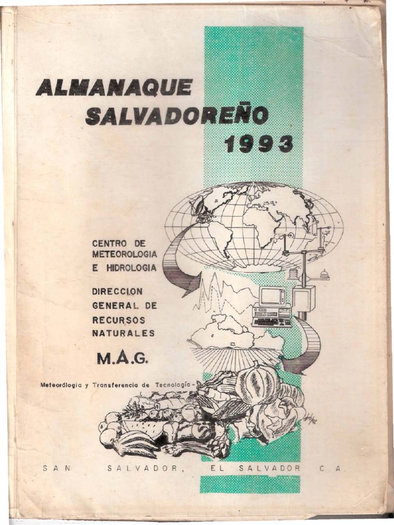 Almanaque Salvadoreno Meterologico 1993 | PDF