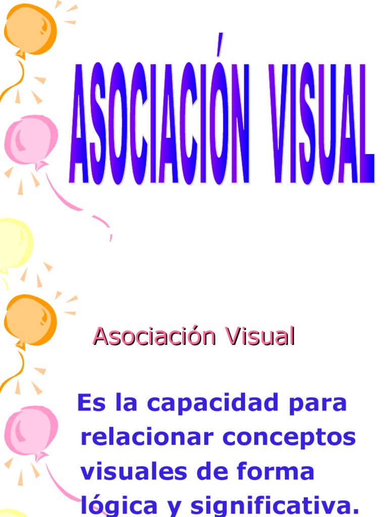 Asociacion Visual | PDF
