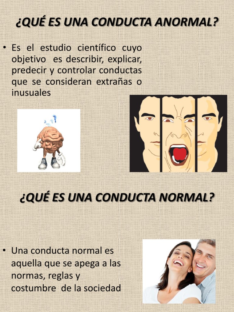 3 Marcos Psicologicos Conceptuales de La Conducta Anormal | PDF | Comportamiento | Salud mental
