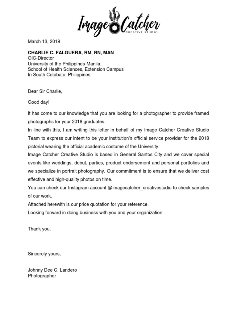 Business Letter Sample | PDF