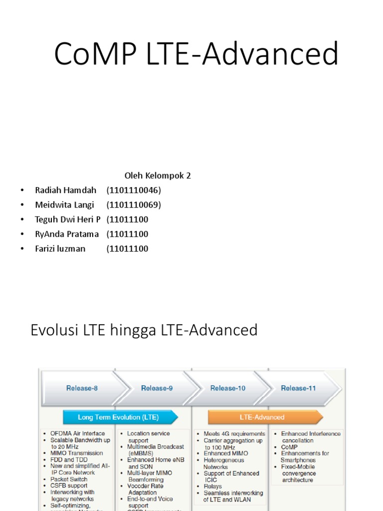 CoMP LTE | PDF | Lte Advanced | Radio Resource Management