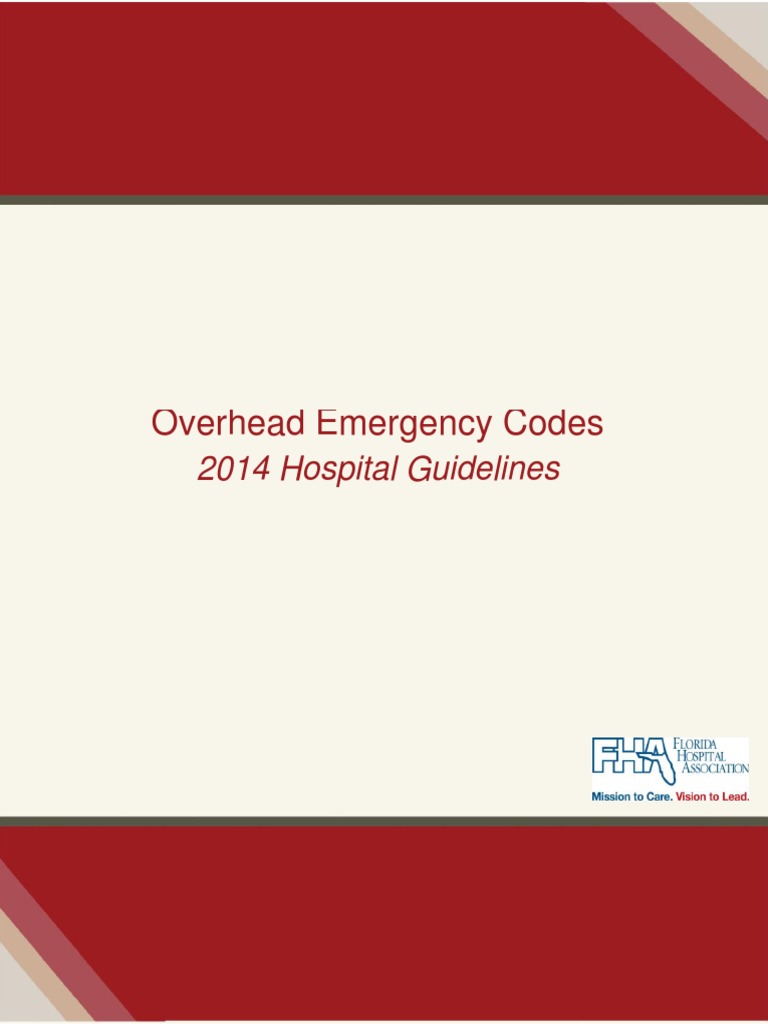 2014 Hospital Emergency Code Guidelines | PDF | Emergency | Emergency ...