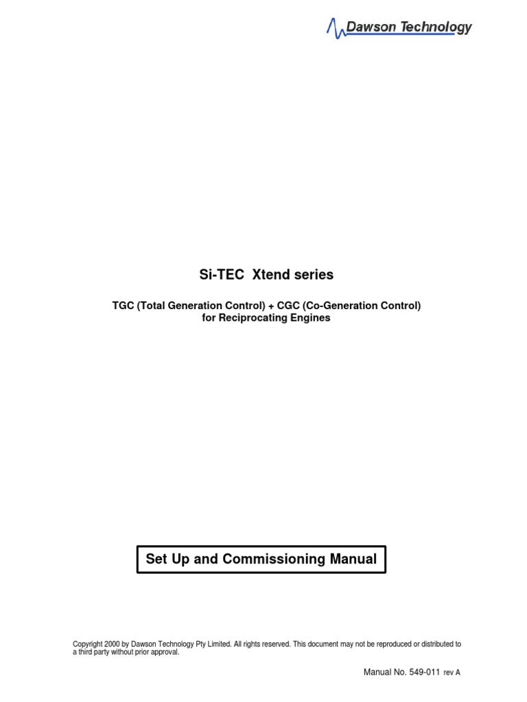 Si-Tec Setup and Commissioning Manual | PDF | Switch | Mains Electricity