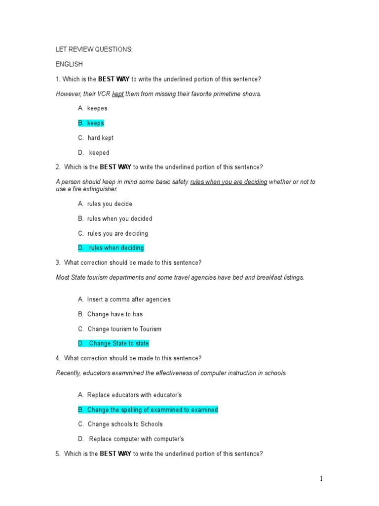 Let Review Questions With Answers | PDF | Force | Gases
