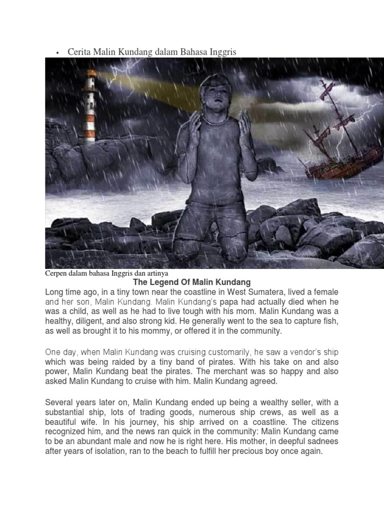 Cerpen Inggris | PDF | Chicken | Sibling