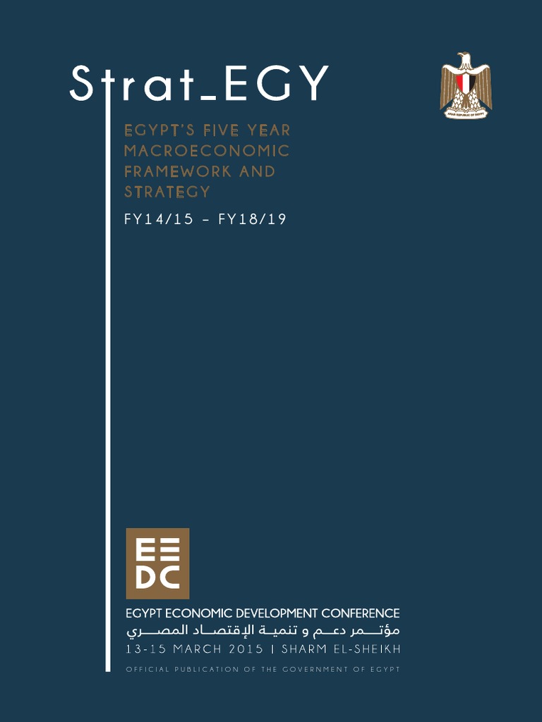 Egypt's 5-Year Economic Strategy Overview | PDF | Macroeconomics ...