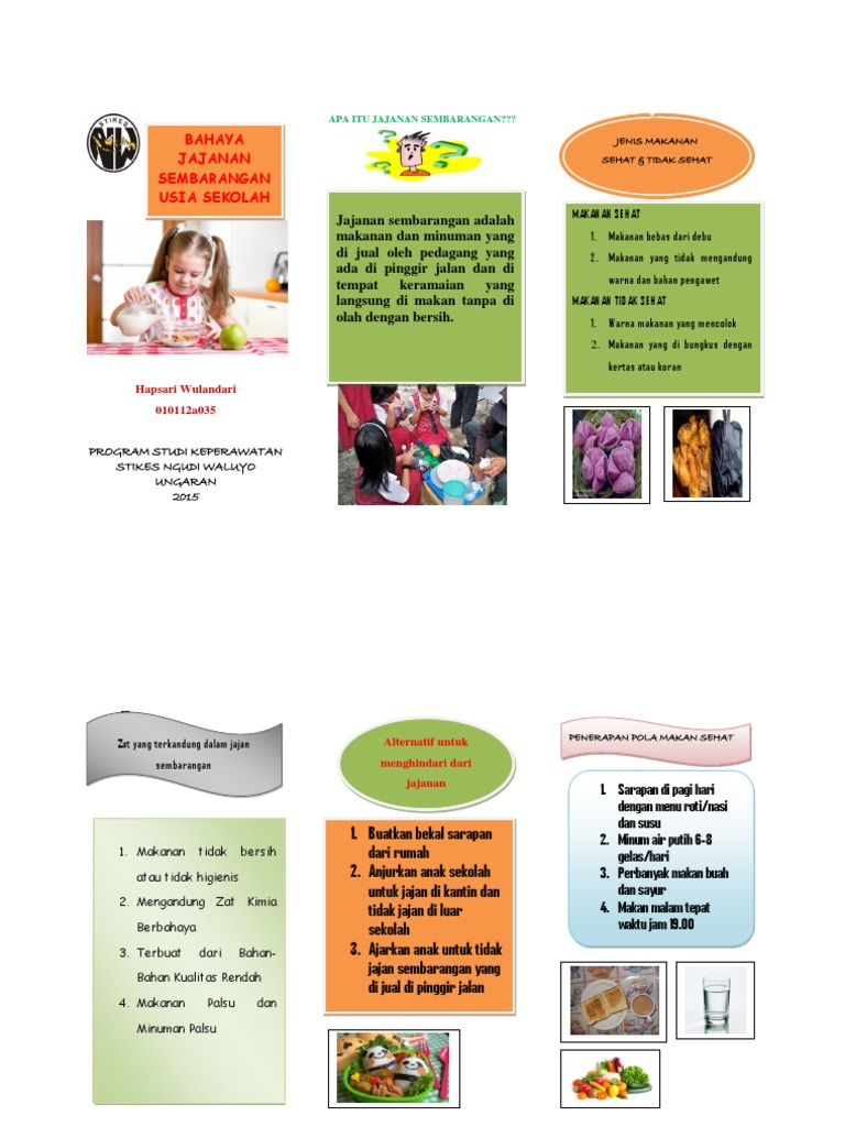 Jajanan Anak Leaflet | PDF
