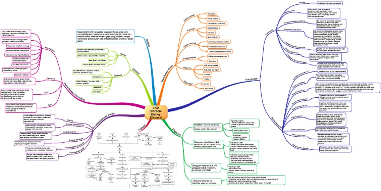 MINDMAP CKD Chronic Kidney Disease PDF | PDF
