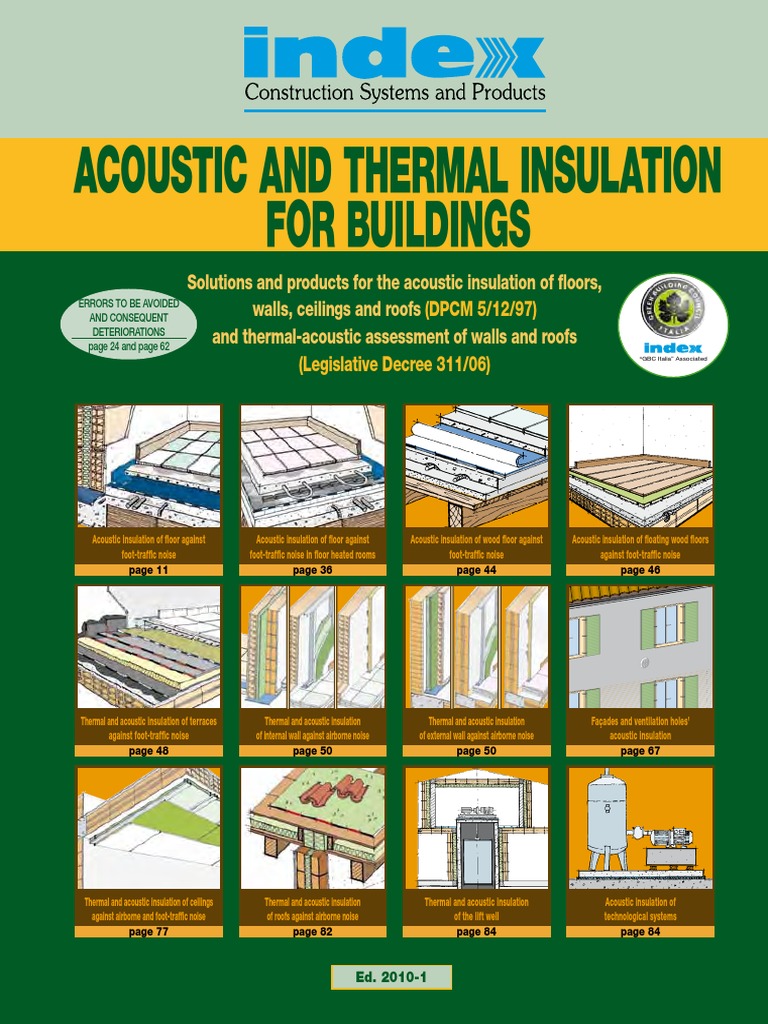 Guide Acoustic Index | PDF | Building Insulation | Noise