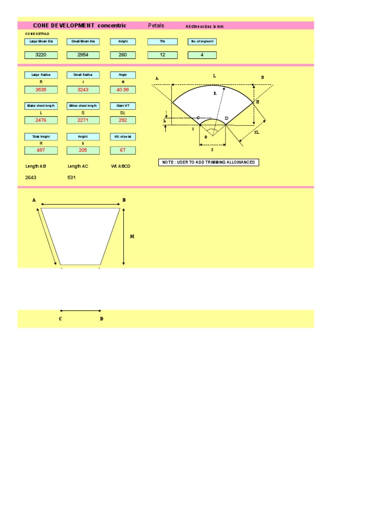 CONE DEVELOPMENT Concentric: Petals | PDF