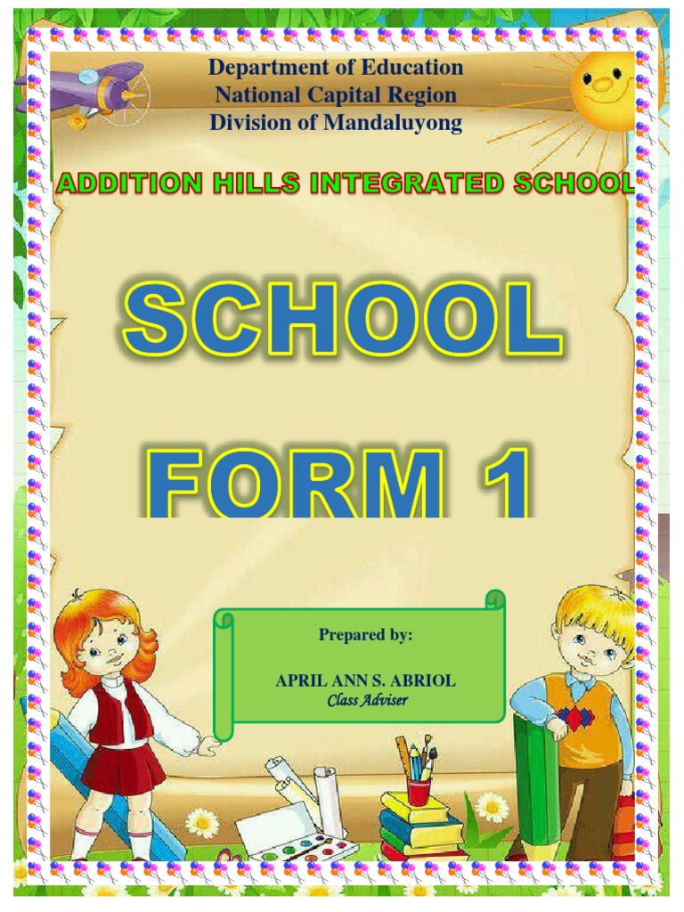 School Forms Cover | PDF