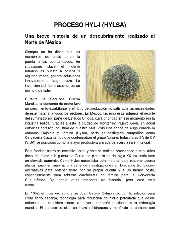 HyL - I | PDF | Hierro | Motor a reacción
