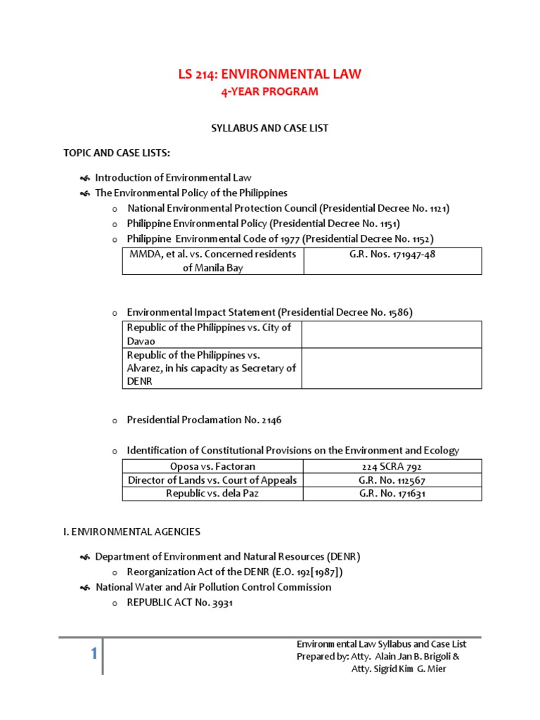 L | PDF | Environmental Law | Natural Environment