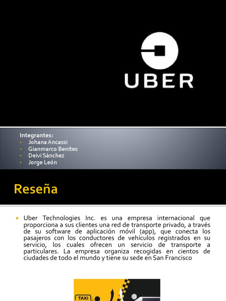 Caso Uber | PDF | Transporte | Informática