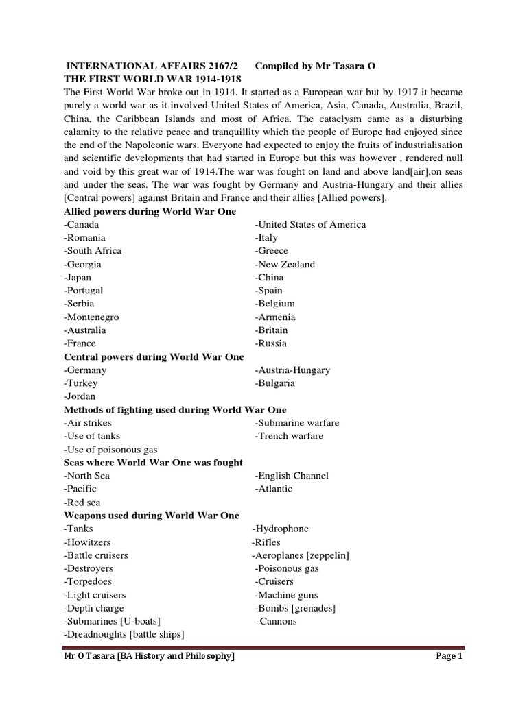 European History | PDF | Austria Hungary | World War I