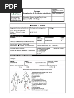 Ficha de Atencion SCTR | PDF | Tórax | Anatomía humana