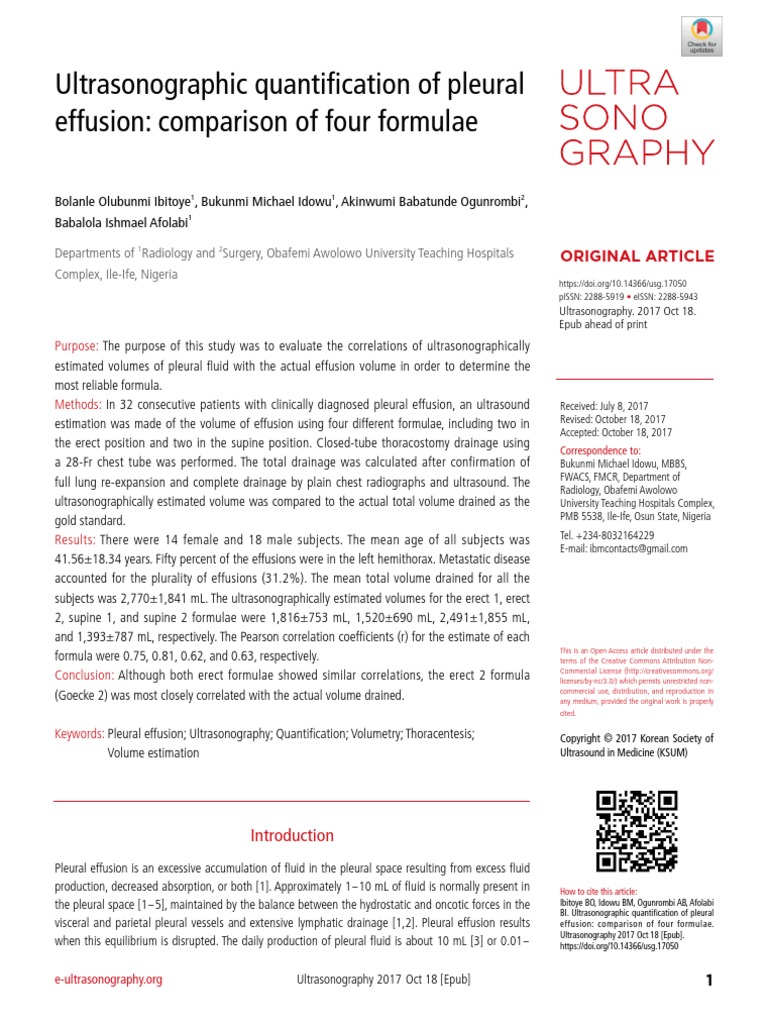 USG Efusi Pleura PDF | PDF | Medical Ultrasound | Respiratory System