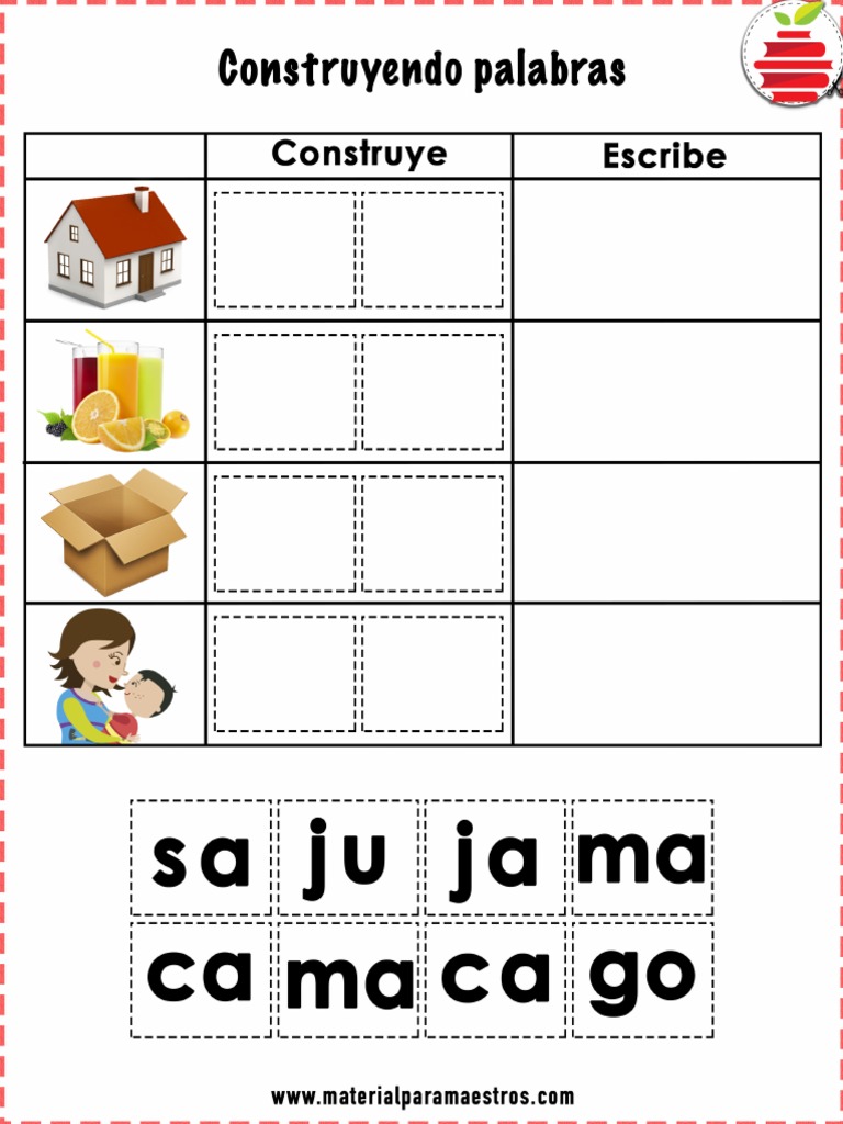 Construyendo Palabras PDF | PDF