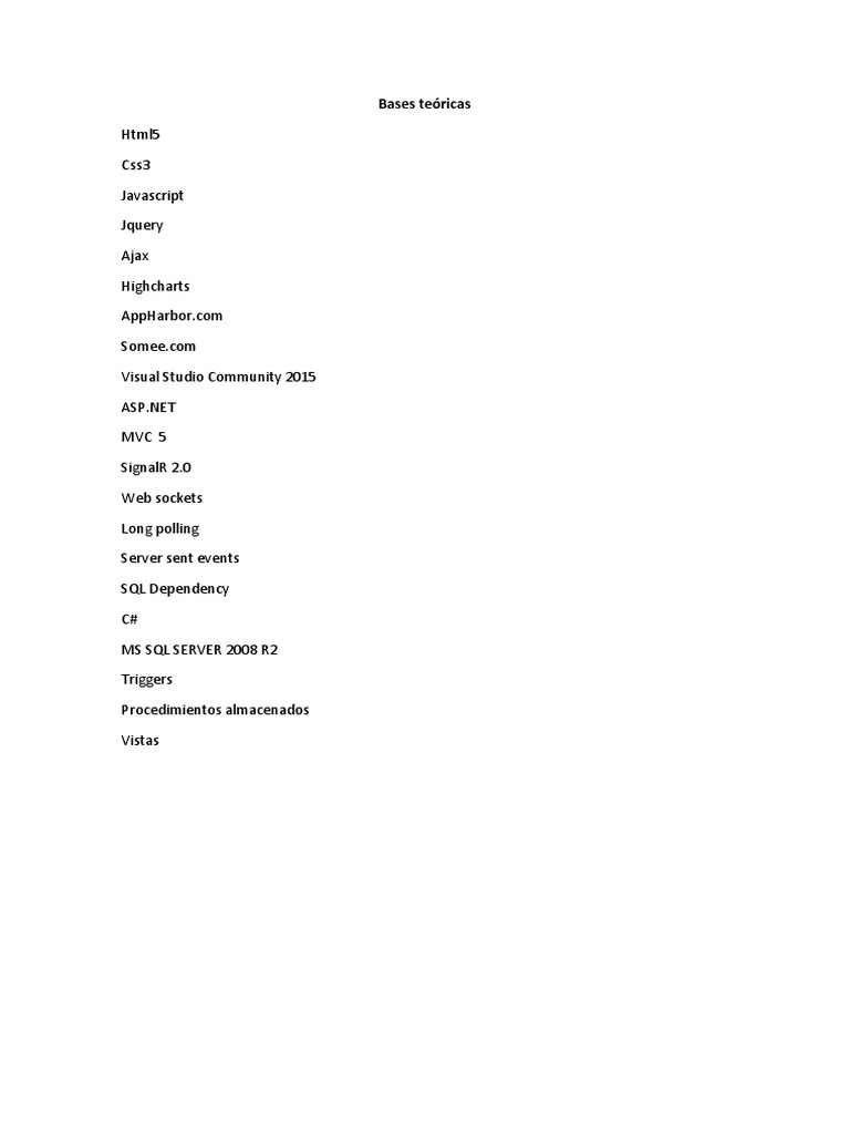 Bases Teóricas Borrador | PDF | Informática