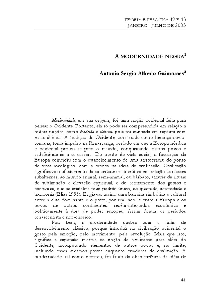 A Modernidade Negra | PDF | Negros | Escravidão