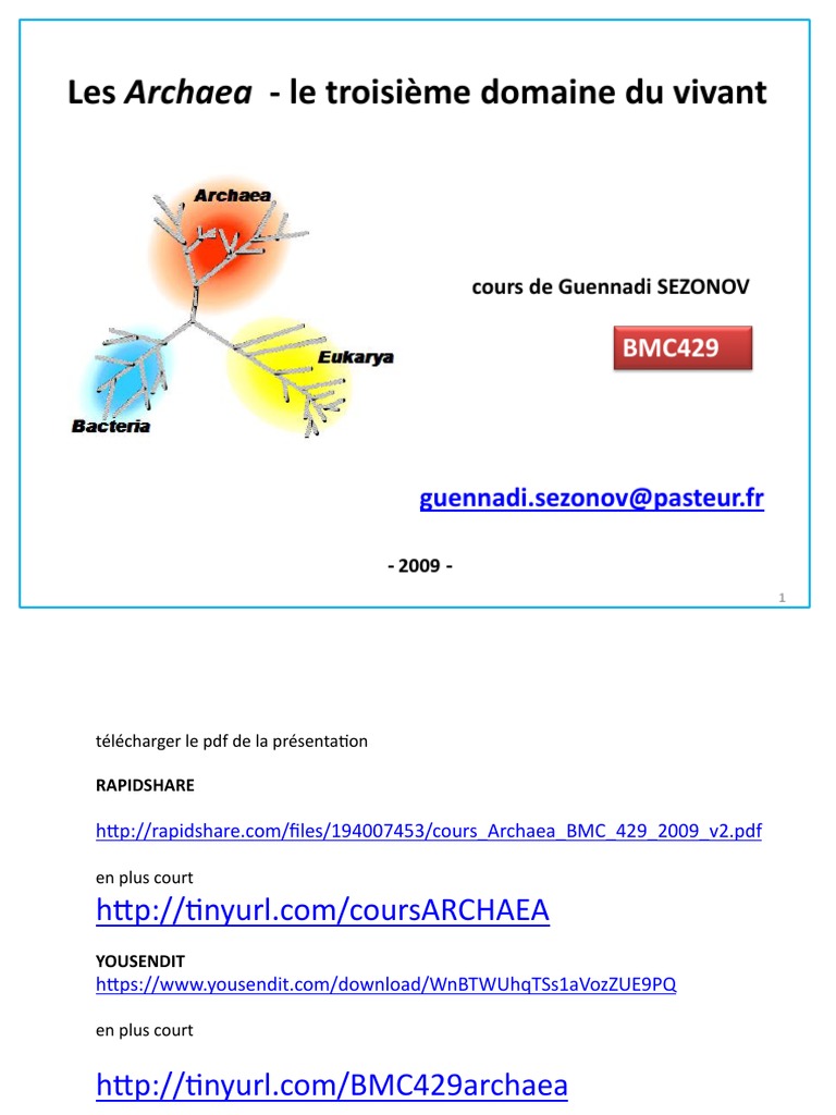 Archaea | PDF | Archaea | Prokaryota