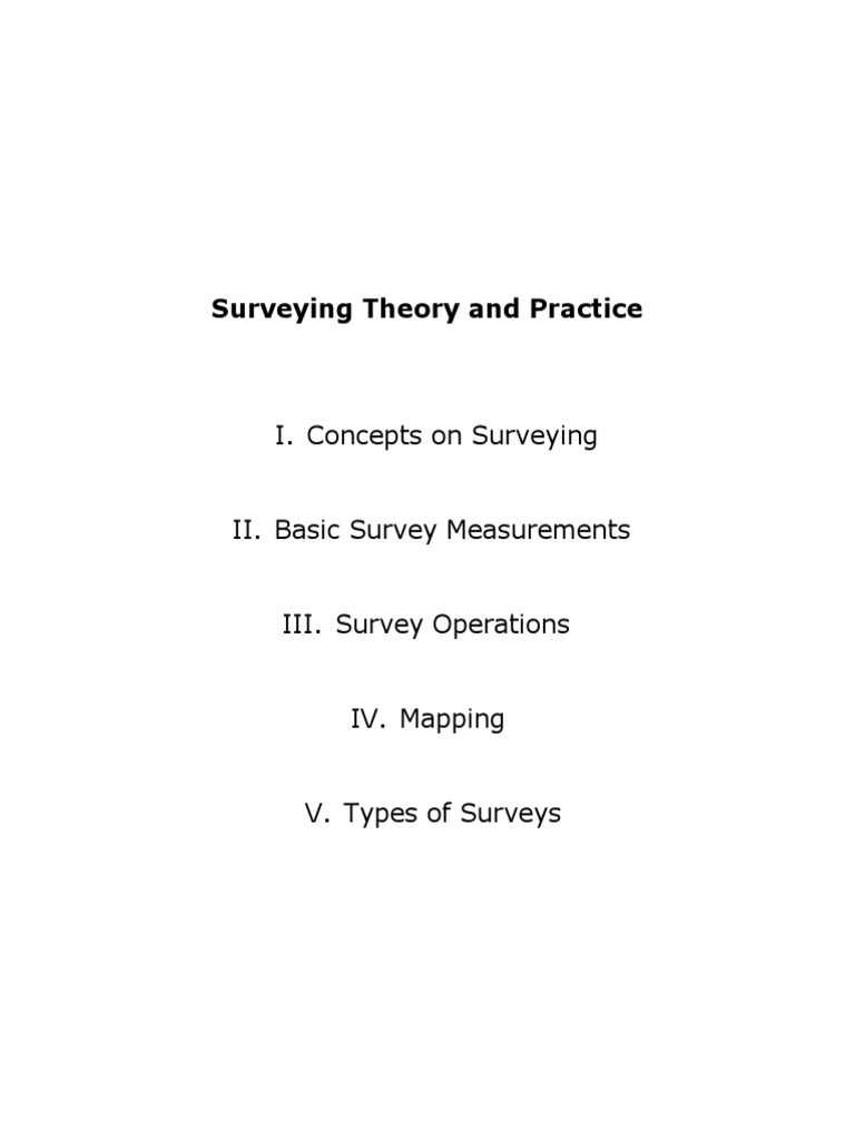Surveying: Theory and Practice Overview | PDF | Surveying | Compass